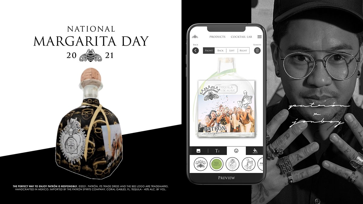 Patron Teams Up With JonBoy On Virtual Gift Wrapper Designs - Spirited ...