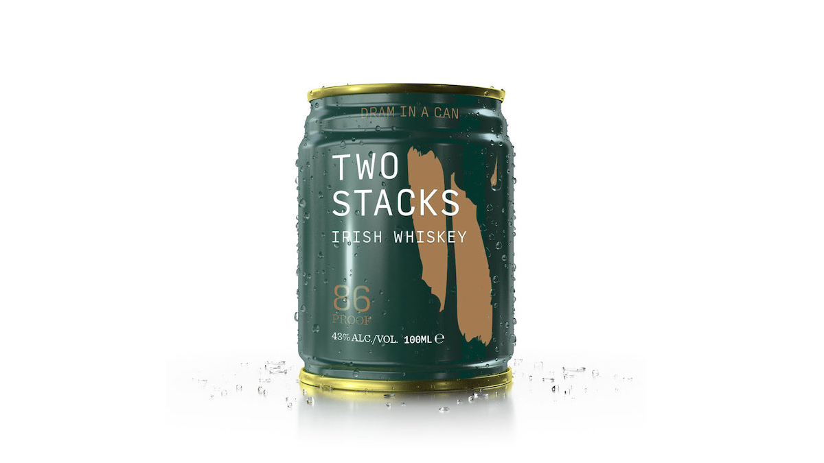 Two Stacks Irish Whiskey Unveils Dram In A Can - Spirited Drinks