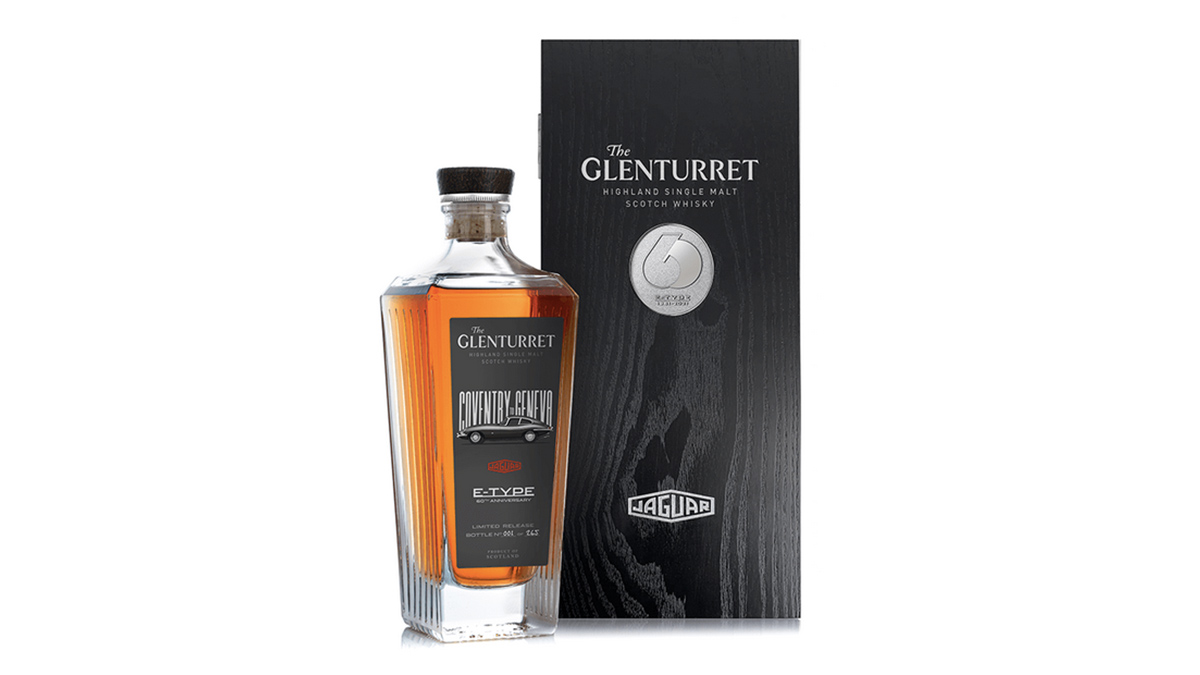 The Glenturret release Jaguar E-Type, Single Malt Scotch
