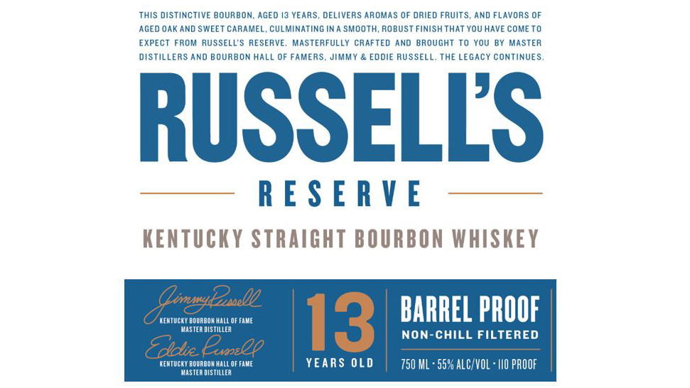 Russell’s Reserve Unveils 13 Year Old Limited-Edition Bourbon ...