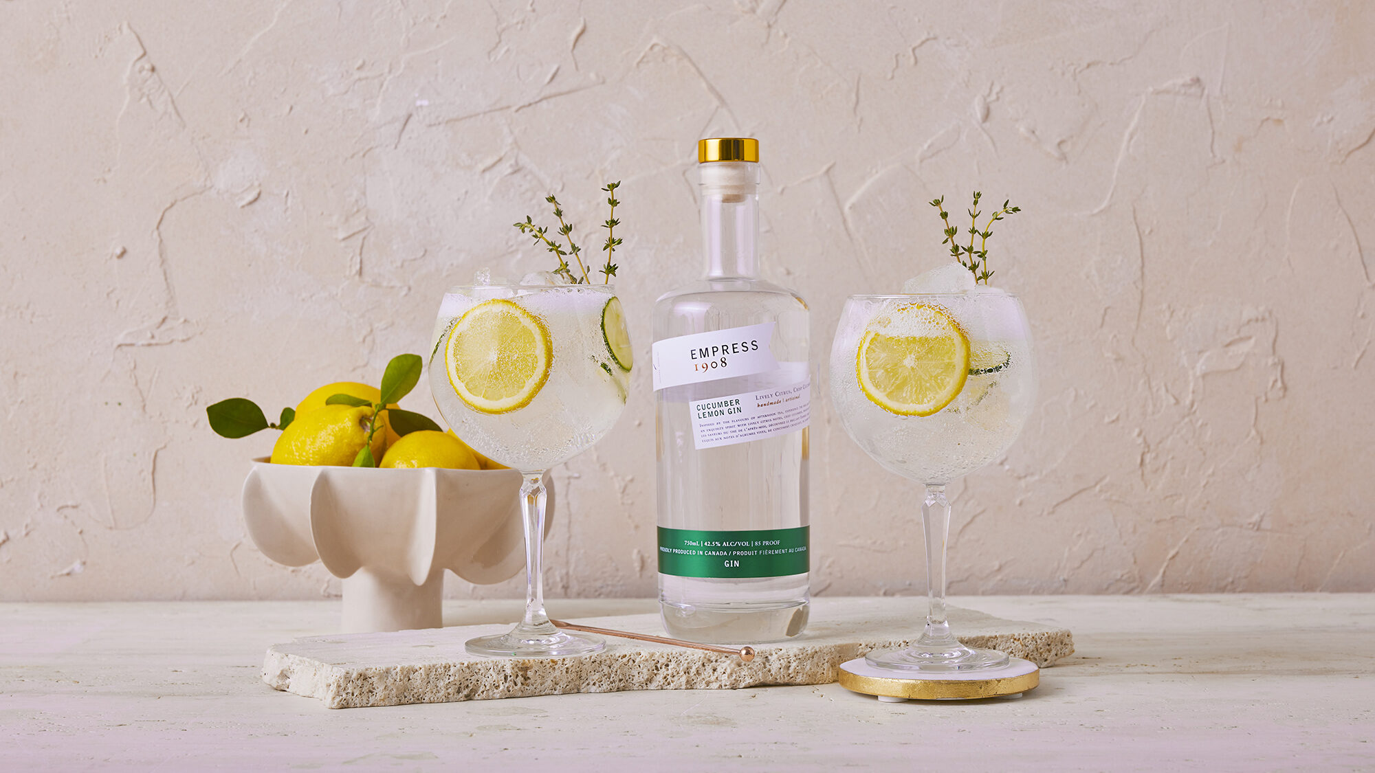 Empress 1908 Introduces Cucumber Lemon Gin - Spirited Drinks