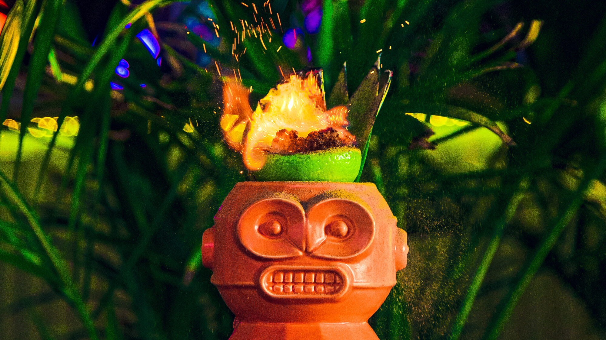 An On Fire Modern Tiki Cocktail From Nashville - Spirited Drinks