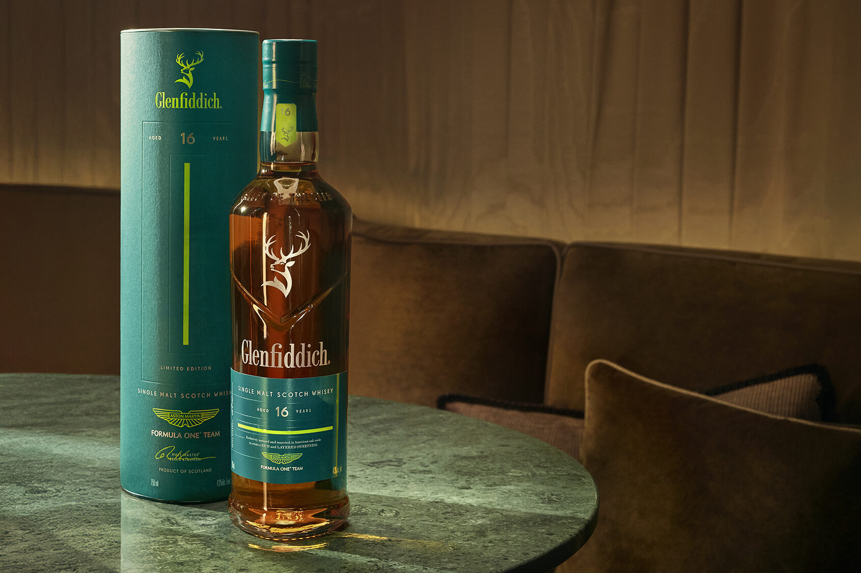 Glenfiddich 16-Year-Old Single Malt Celebrates Aston Martin Formula One ...