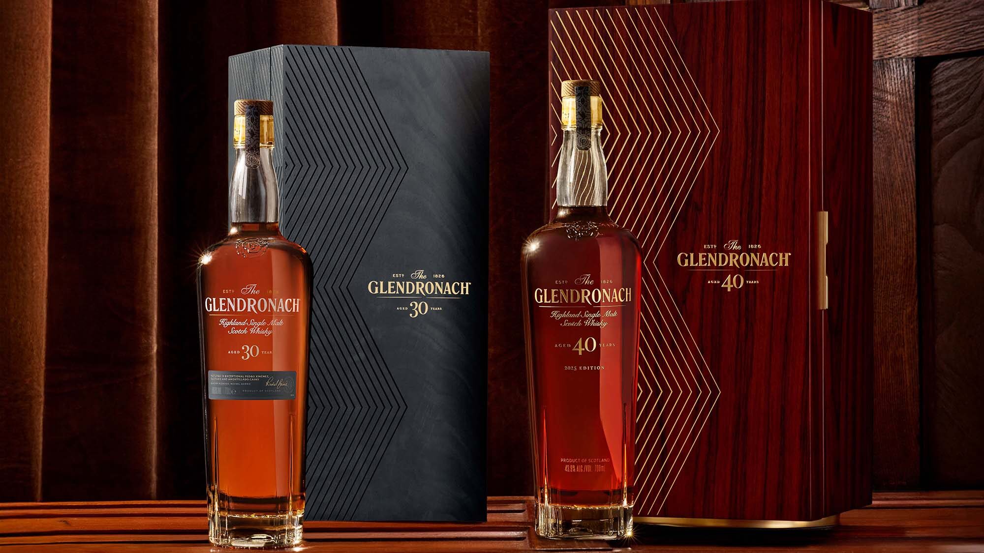 Glendronach Releases 30-Year-Old and 40-Year-Old 2025 Edition Whiskies ...